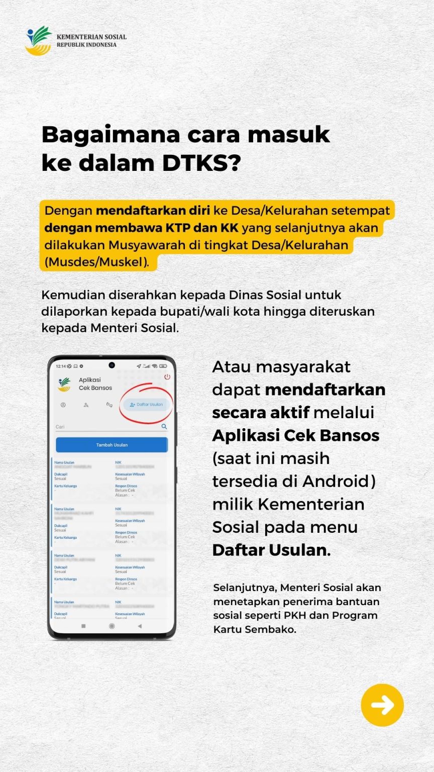 NIK Anda Belum Ditemukan Dalam DTKS atau P3KE KIP kuliah - UTBKCAK
