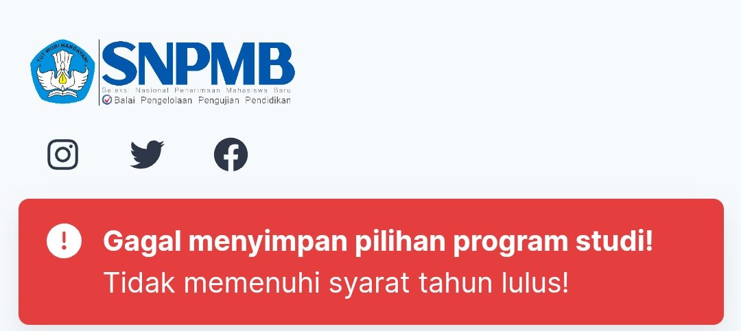 [Solusi] Gagal Menyimpan Biodata SNBT 2023 - UTBKCAK