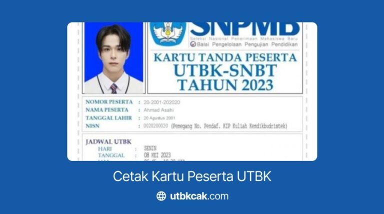 Apakah Kartu Peserta UTBK Harus di Print? - UTBKCAK