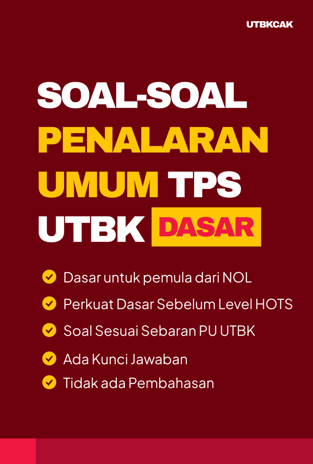 Kisi-Kisi dan Materi SNBT 2025 [Resmi & Lengkap] - UTBK CAK